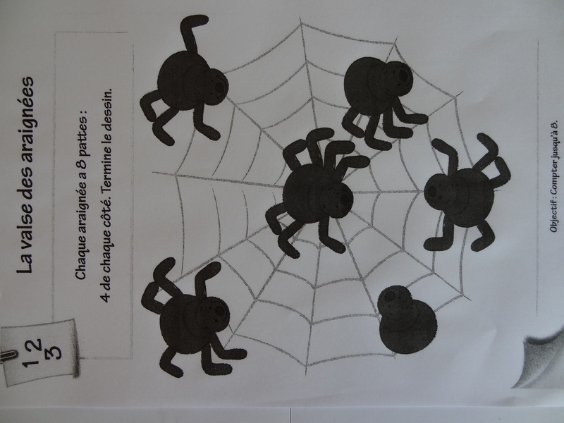 activites travail scolaire halloween