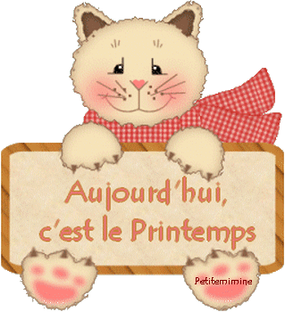 C'est le printemps...