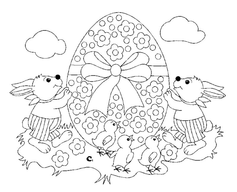 activites coloriages paques